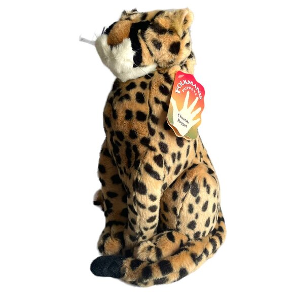 Folkmanis Puppets | Toys | Rare New With Tags Folkmanis Cheetah Sitting ...